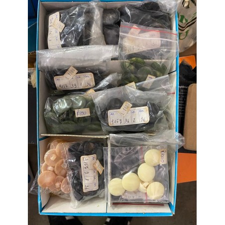 BOTTONI IN METTALO, LEGNO, PLASTICA 60 PEZZI A SCELTA COLORI MISTI E ...