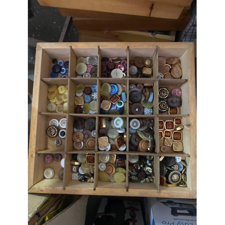 BOTTONI IN METTALO, LEGNO, PLASTICA 60 PEZZI A SCELTA COLORI MISTI E ...